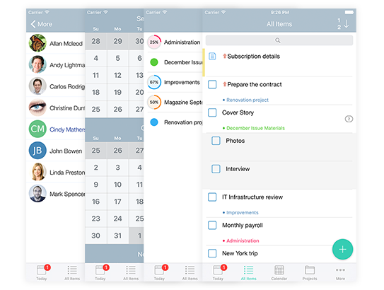 Mobile Project and Task Management Apps